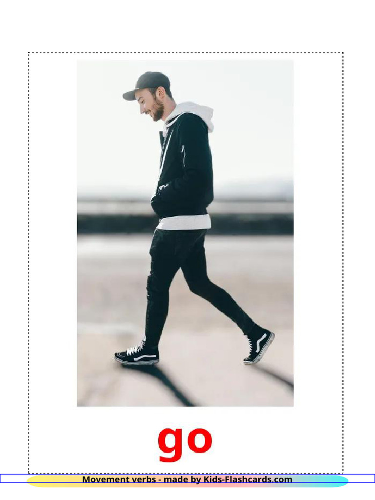 Movement Verbs 1 A4 | PDF