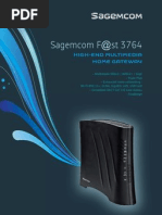 Sagemcom F@st 3896 Modem Overview | PDF | Wi Fi | I Pv6