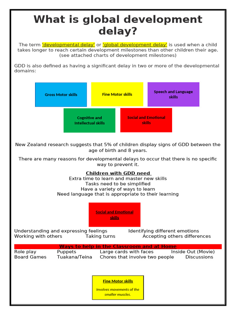 What_is_Global_Development_Delay | PDF | Neuroscience | Cognition