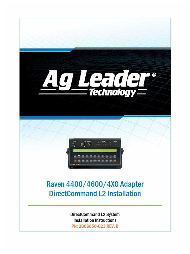 2006650-023 Install Manual L2 Raven 4400 4600 4X0 RevB | PDF ...
