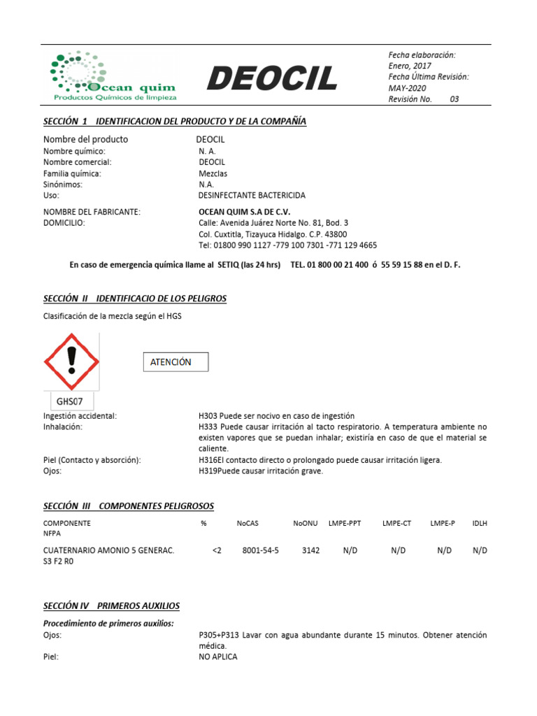 Hs-Deocil 2020 | PDF