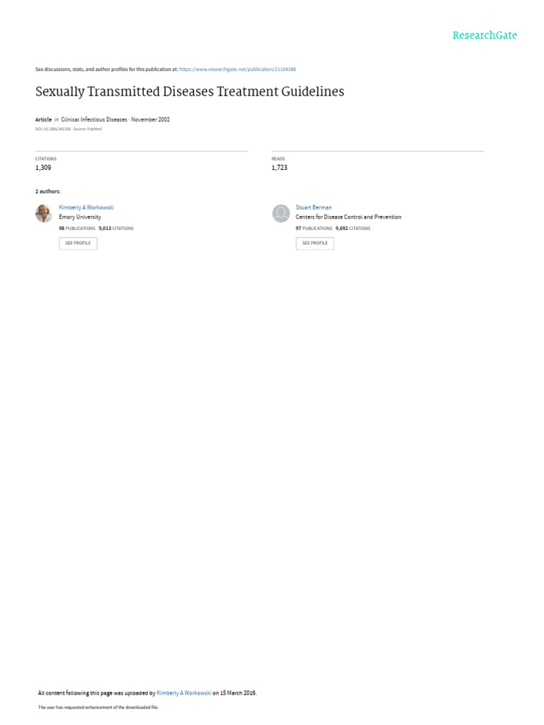 Chlamydia Treatment Guidelines Overview | PDF | Sexually Transmitted Infection | Infection