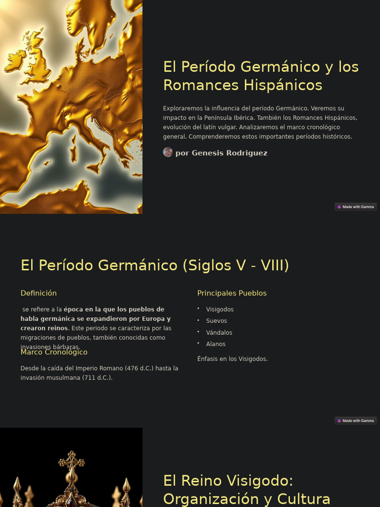 Influencia del Período Germánico | PDF | Pueblos germánicos | latín