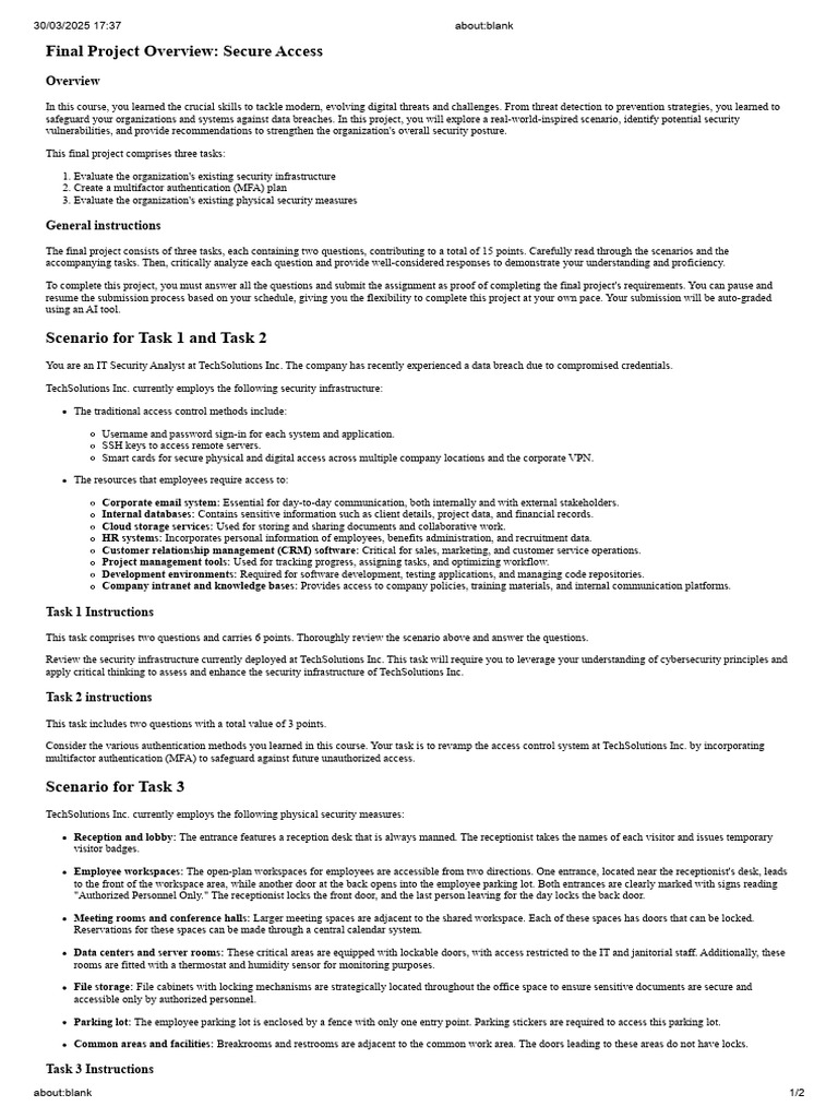 Reading Final Project Overview | PDF | Computer Security | Security