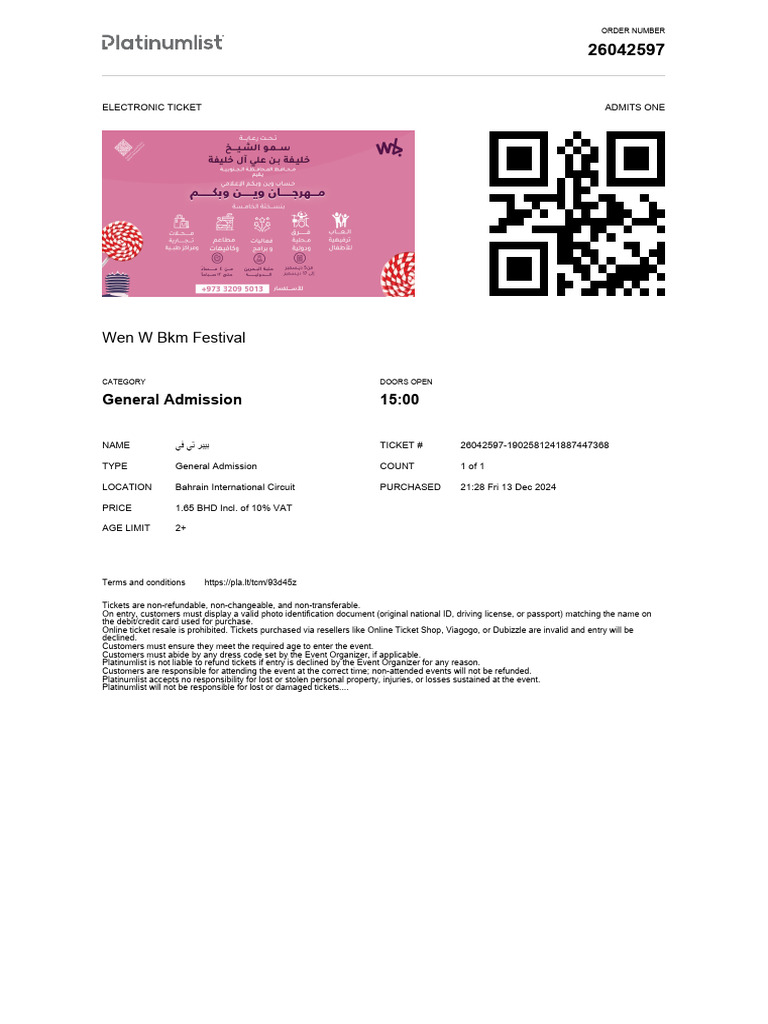 Wen W BKM Festival 26042597 | PDF | Identity Document | Government And ...