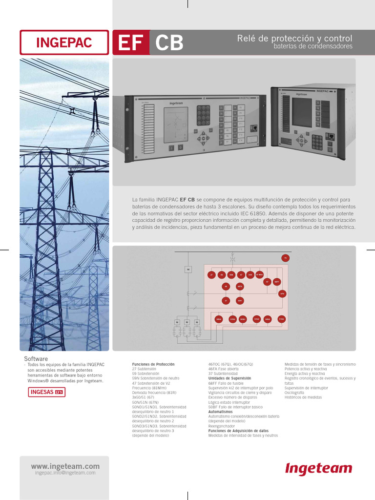 Ingepac Efcb Fy03iptt00 B | PDF | Corriente eléctrica | voltaje
