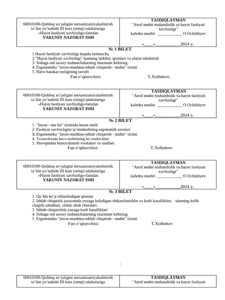 HFX Yakuniy - Docx06.11.2024 | PDF