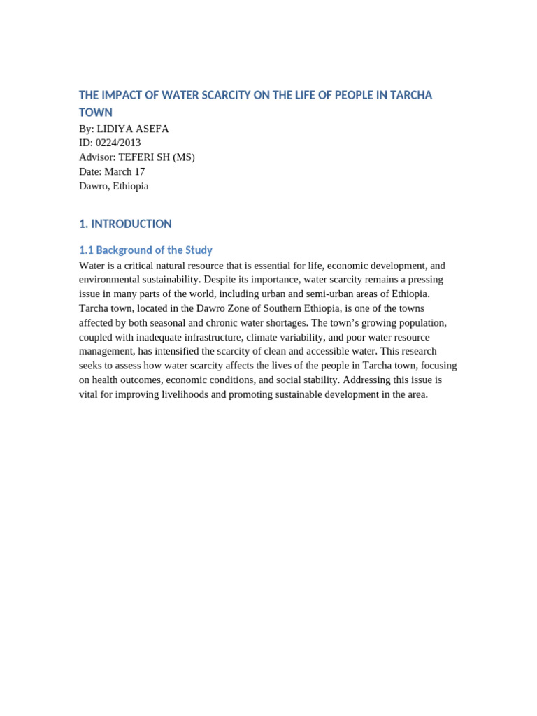 Expanded Proposal Lidiya Asefa Part1 | PDF