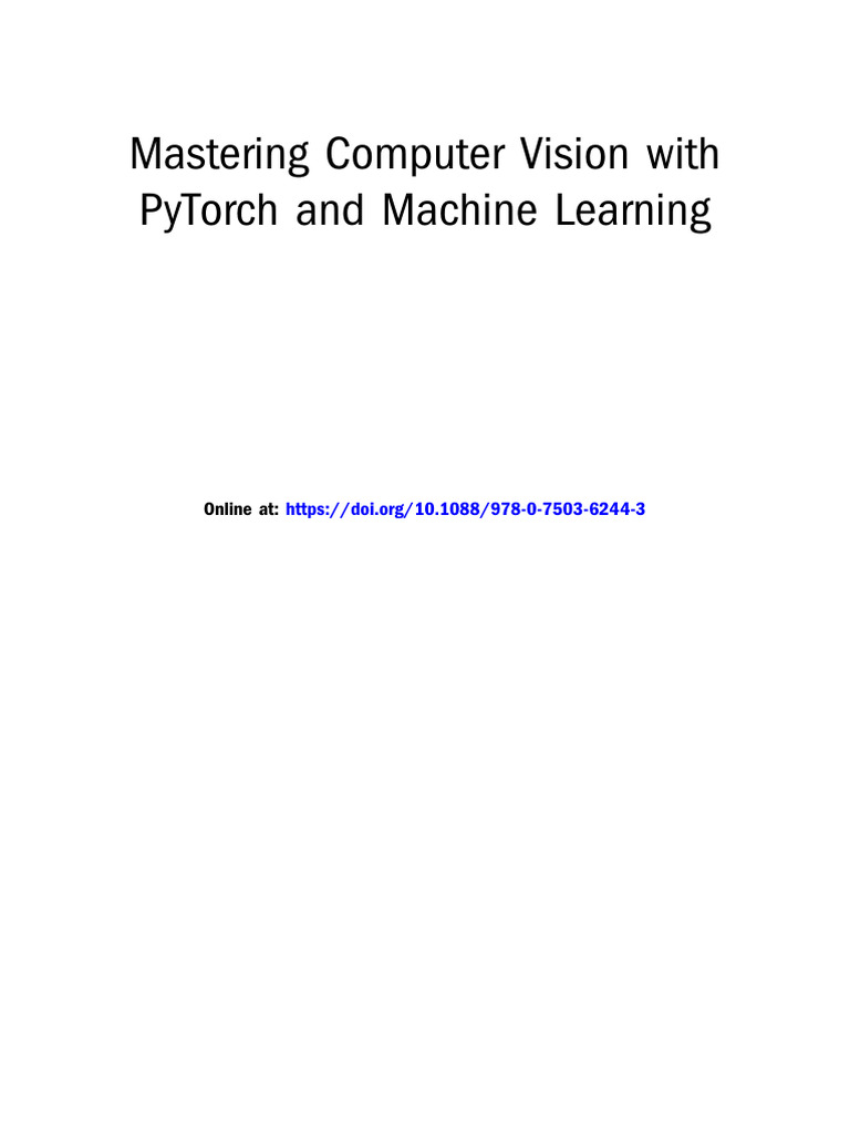 978-0-7503-6244-3.preview (1) | PDF | Computer Vision | Probability Density Function