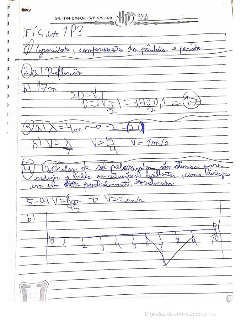 Prova Física p3 | PDF