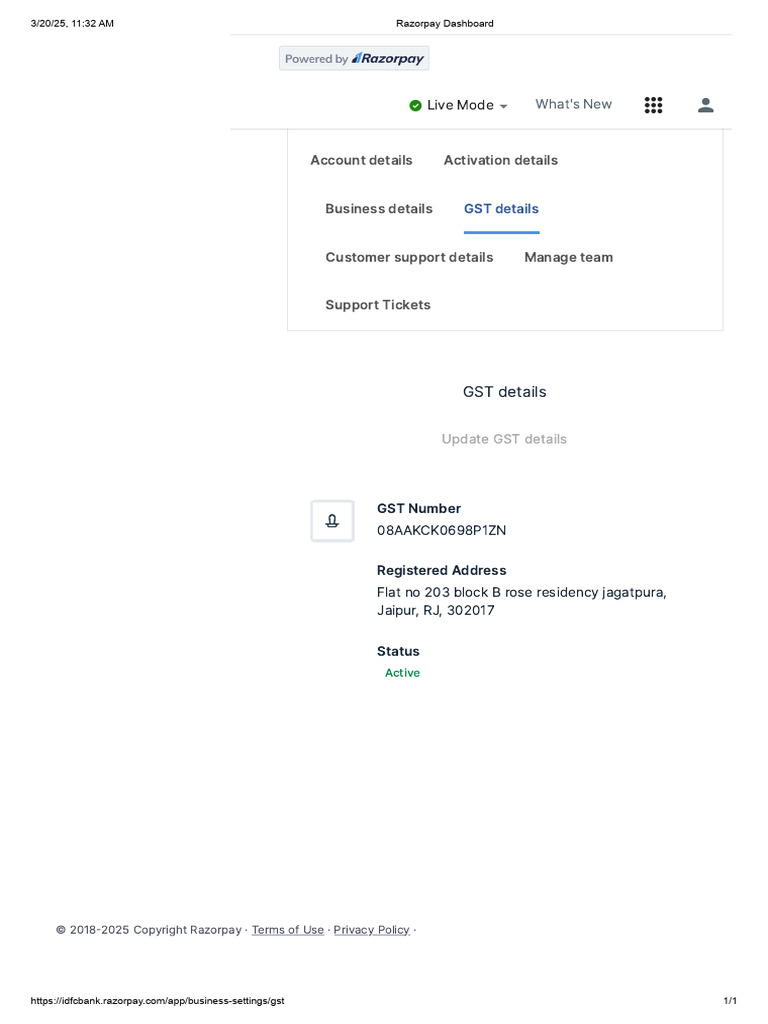 Razorpay Dashboard4 | PDF