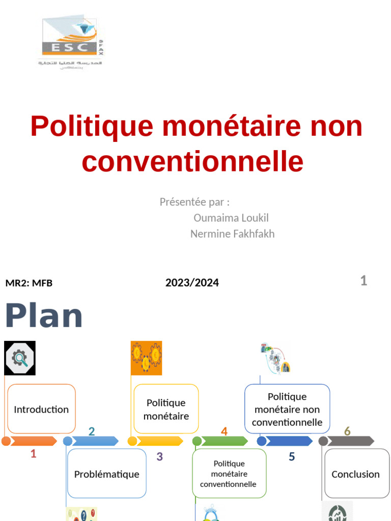 Politique Monétaire Non Conventionnelle | PDF | Politique monétaire ...