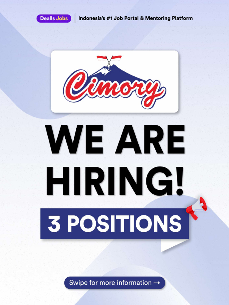 Cimory Group Is Hiring! ? | PDF