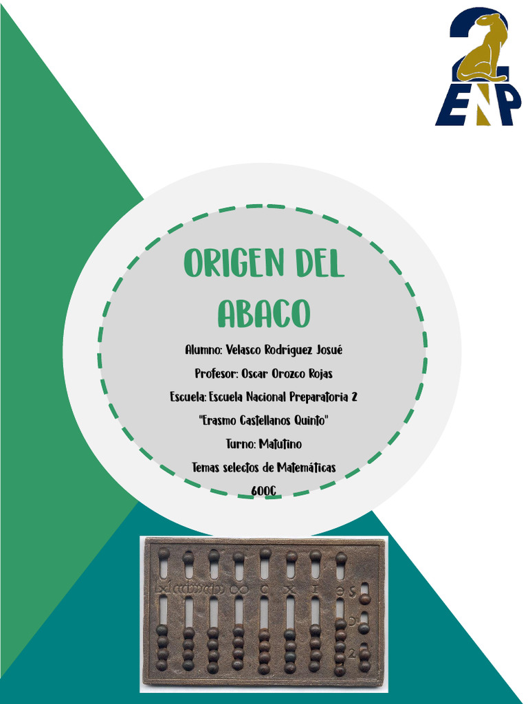 Origen Del Abaco | PDF | Informática | Ciencias de la Computación