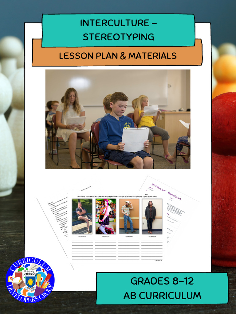IntercultureStereotypingGrades812-1 | PDF | Stereotypes | Lesson Plan