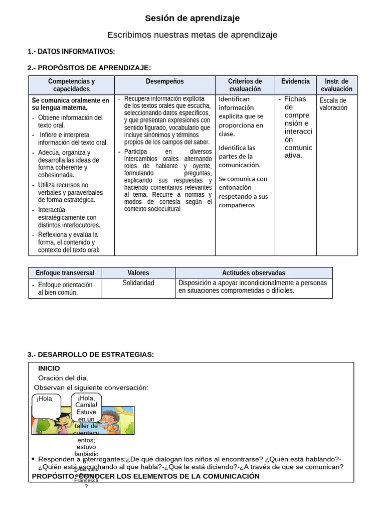 SES Comunicaci N | PDF | Aprendizaje | Lingüística