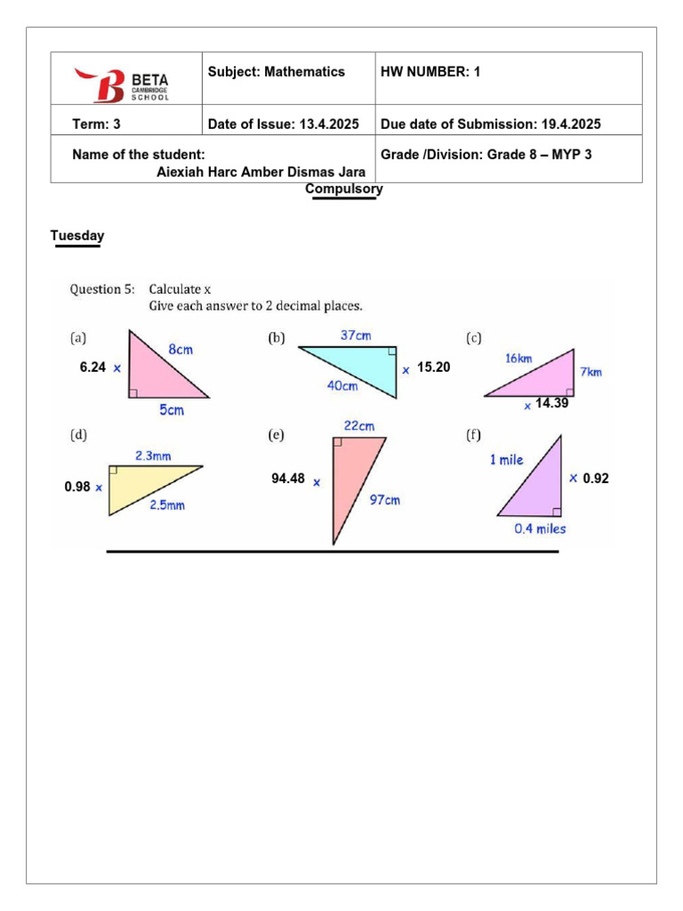 Math HW1 Term3 | PDF