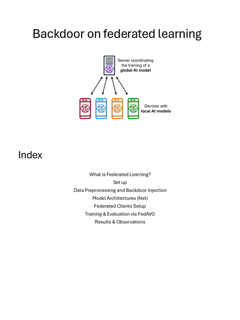 Backdoor On Federated Learning | PDF | Accuracy And Precision ...