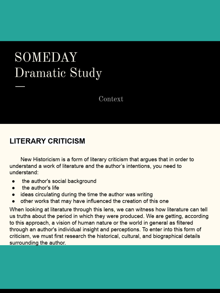 New Historicism in Drew Hayden Taylor's Someday | PDF | Liberal Arts ...