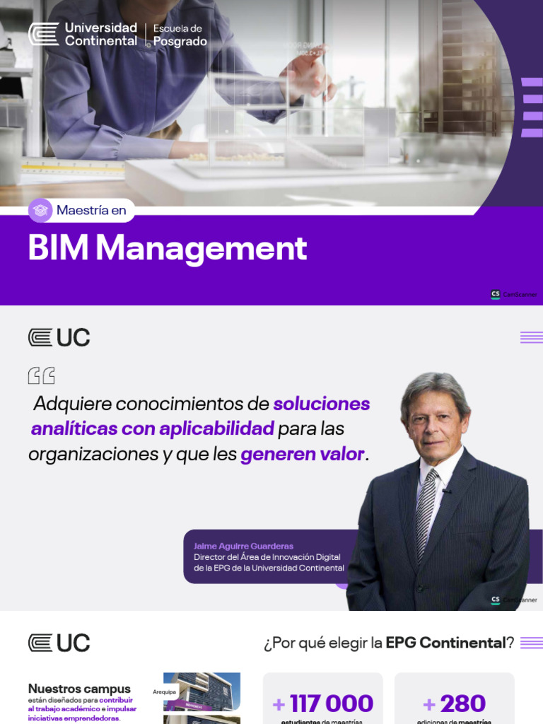 Brochure Digital Mbim | PDF | Ingeniero civil | Gestión de proyectos