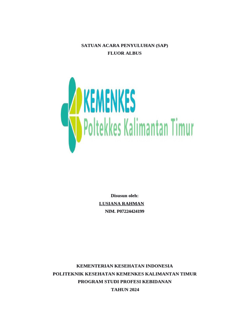 Penyuluhan Fluor Albus untuk Remaja | PDF