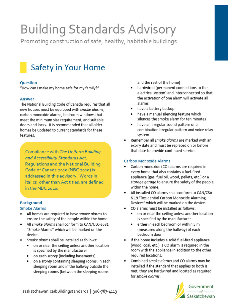 Home Safety Standards and Guidelines | PDF | Door | Screw