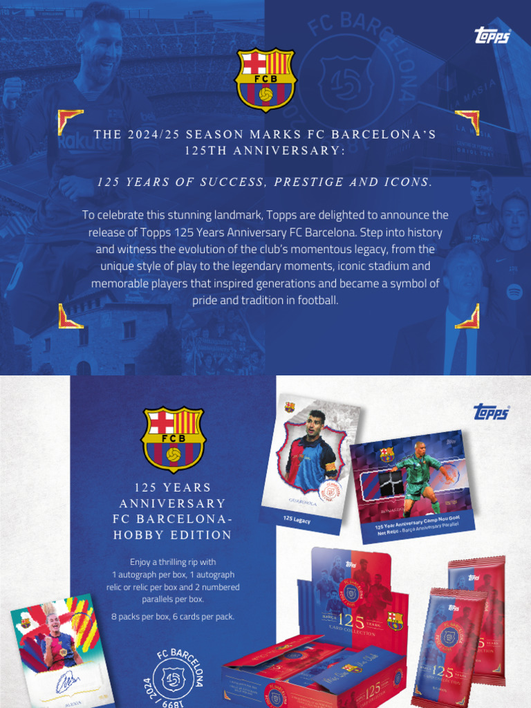 FC Barcelona 125th Anniversary Box | PDF | Fc Barcelona | Association ...