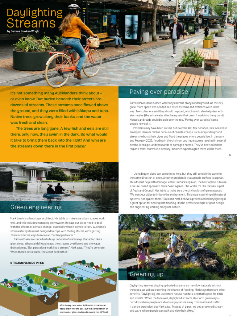 Daylighting-Streams-text | PDF | Flood | Stream