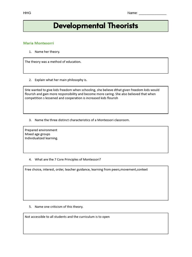 Developmental Theorists - Hard | PDF | Cognition | Behavioural Sciences