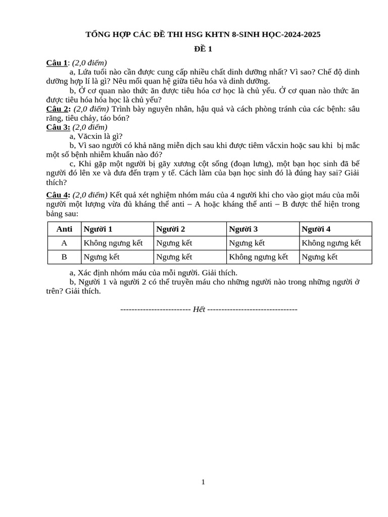 Tổng Hợp Đề Thi Hsg 8 | PDF