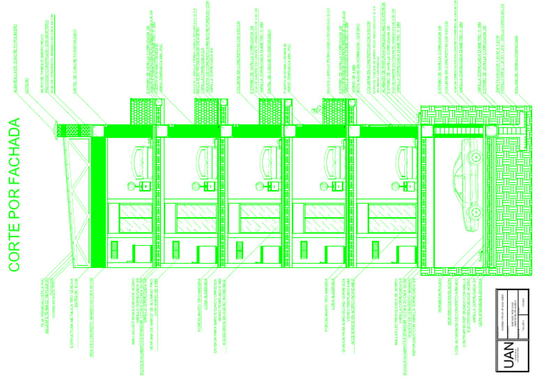 Corte Por Fachada Mdf-Layout1 | PDF | Hormigón | Concreto reforzado