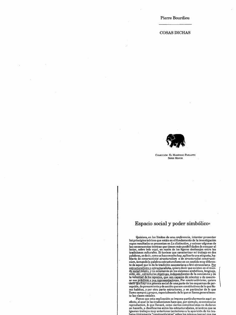 Semana 4 - Bourdieu | PDF