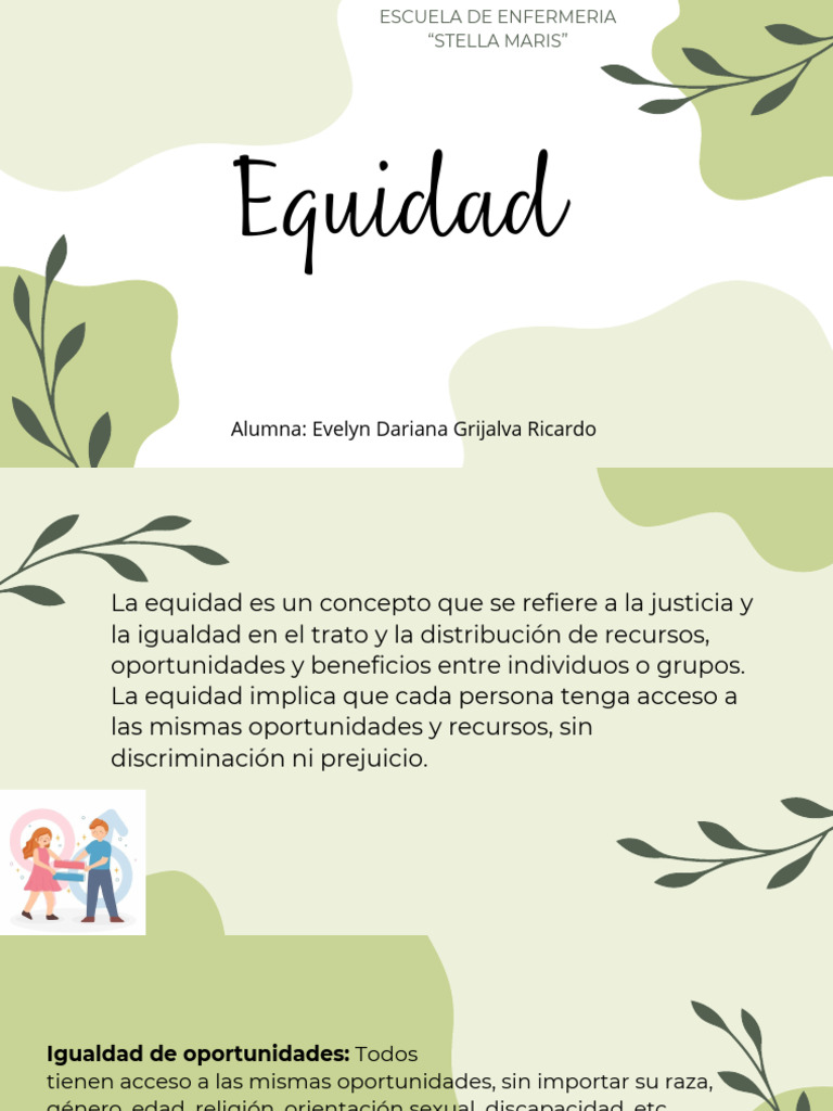 Equidad PDF | PDF