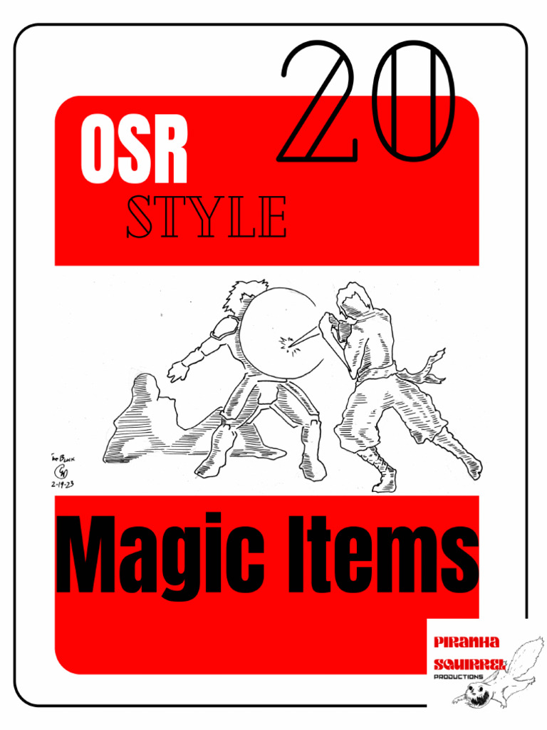 20 OSR Style Magic Items | PDF