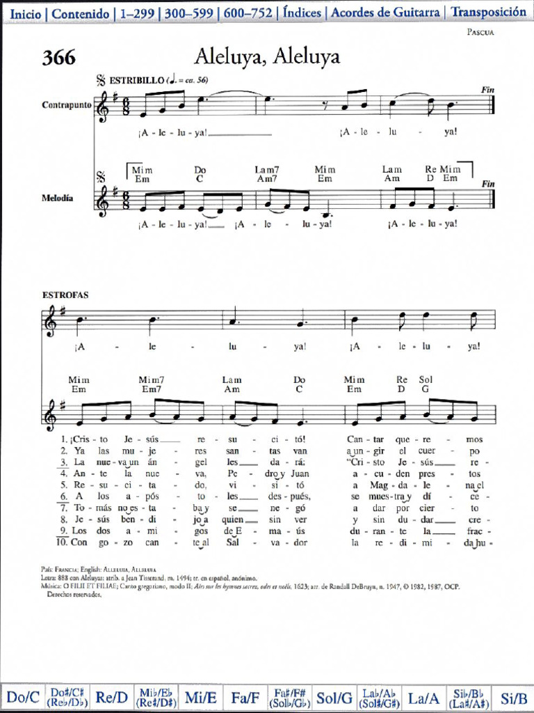 Aleluya, Aleluya | PDF