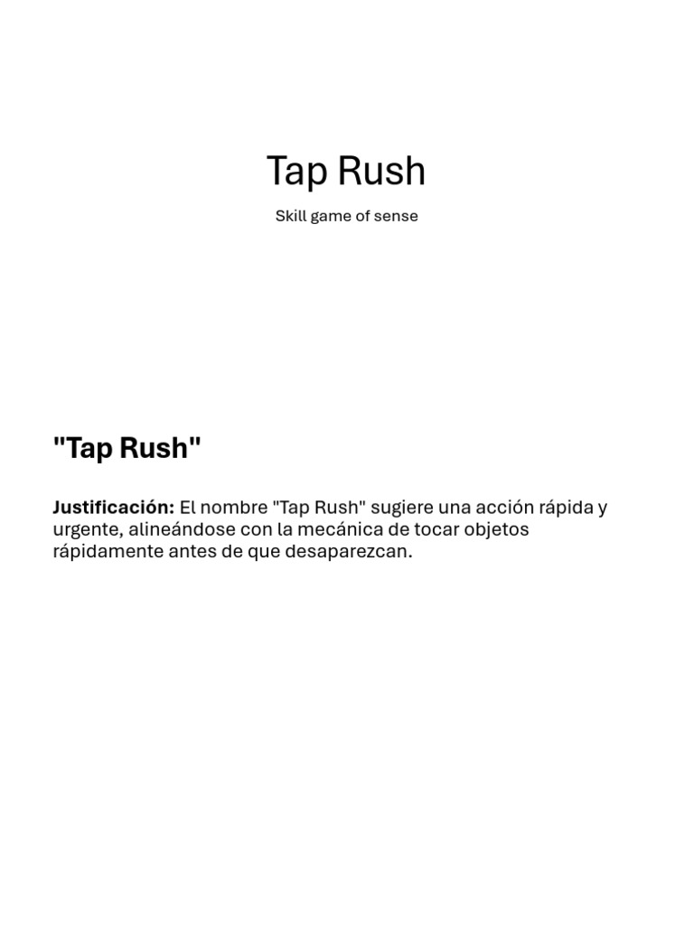 Tap Rush Design | PDF | Color