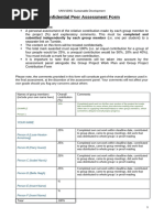 Team Contribution Statement Template | PDF