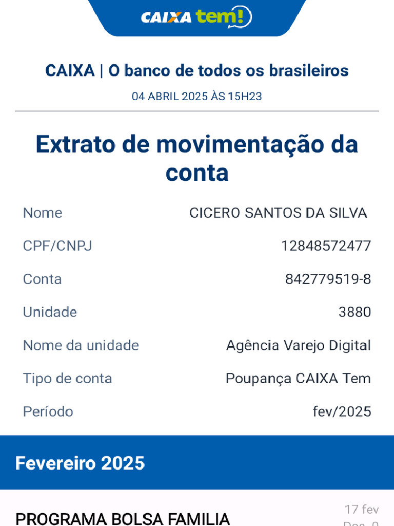 ExtratoMensal Fevereiro de 2025 20250404 152354 | PDF