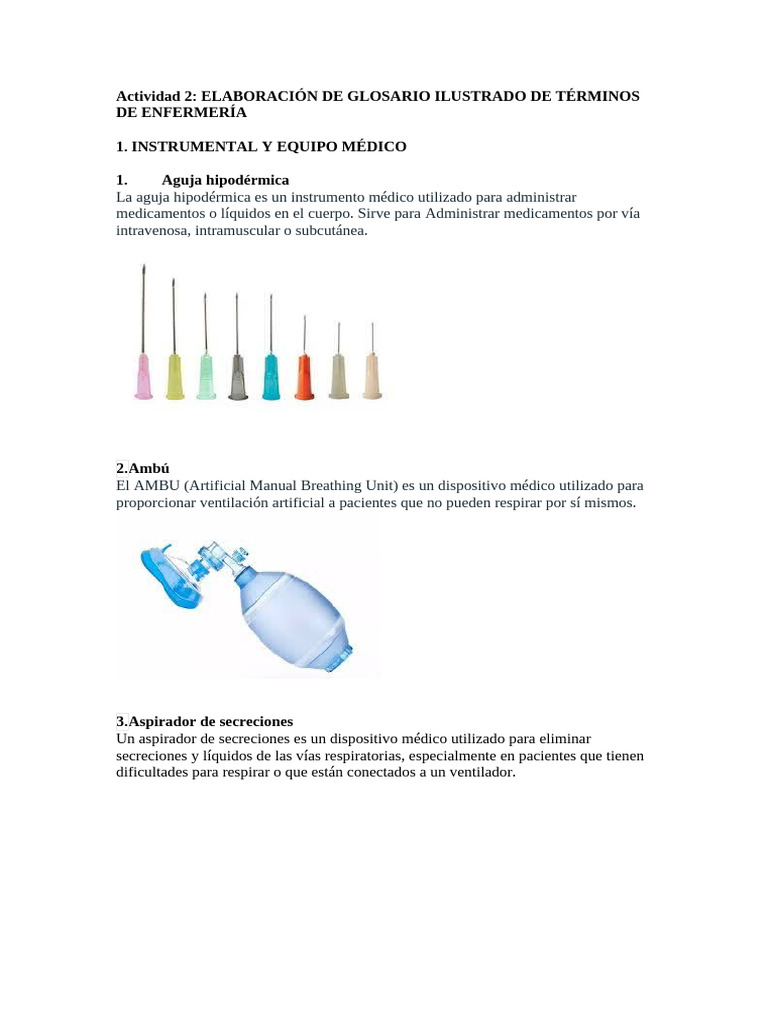 Glosario Ilustrado de Términos Médicos | PDF | Sangre | Digestión