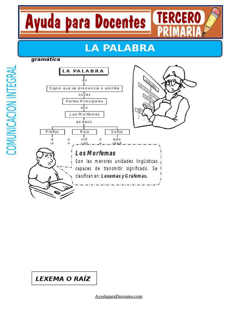 Morfemas y Estructura de Palabras | PDF | Vocabulario | Semiótica