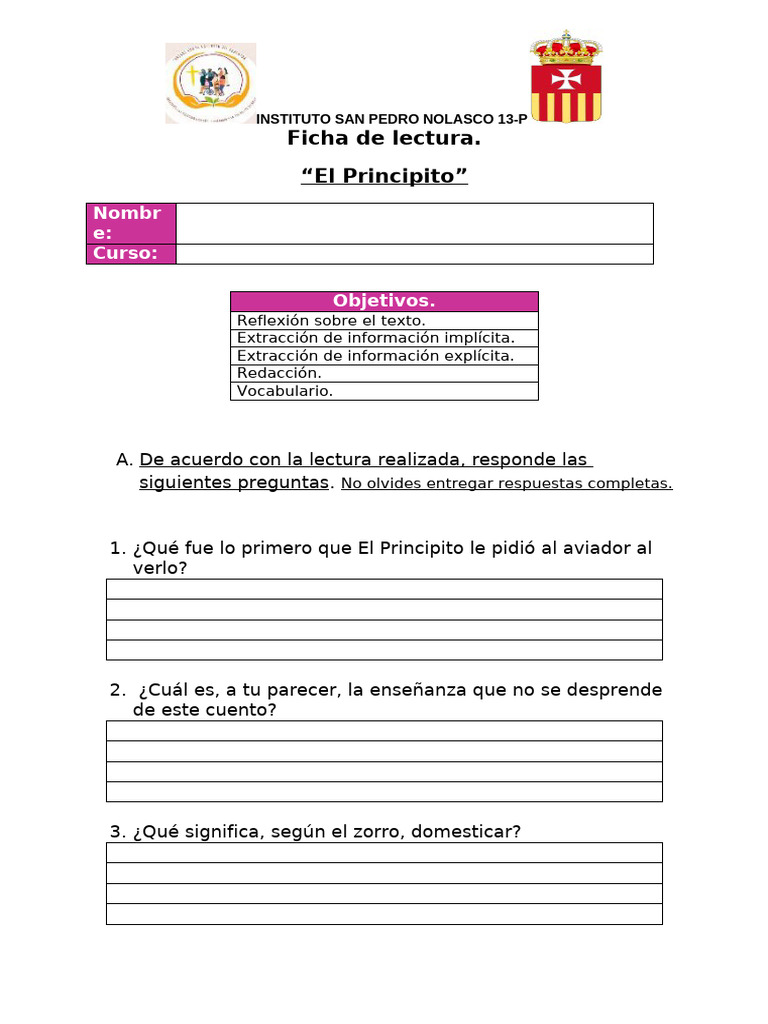 Análisis y Reflexiones sobre "El Principito" | PDF