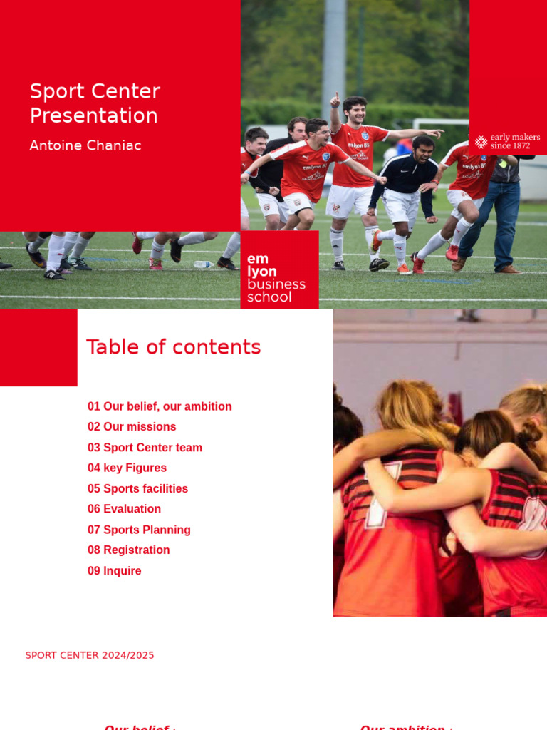 Présentation TOUT Programme Sport EN | PDF | Sports