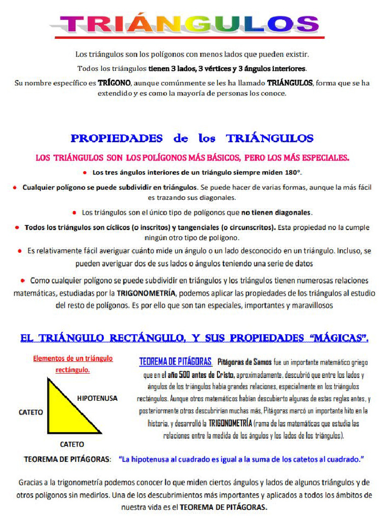 Geometria 2 Triangulo Pdf