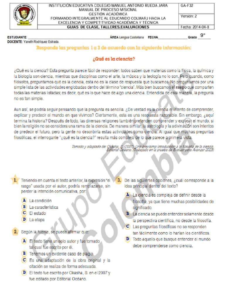 Que Es La Ciencia, La Tunda | PDF