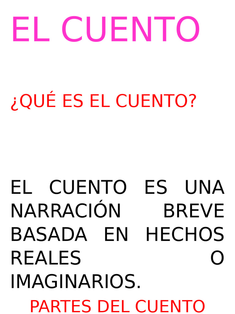Estructura del Cuento Breve | PDF