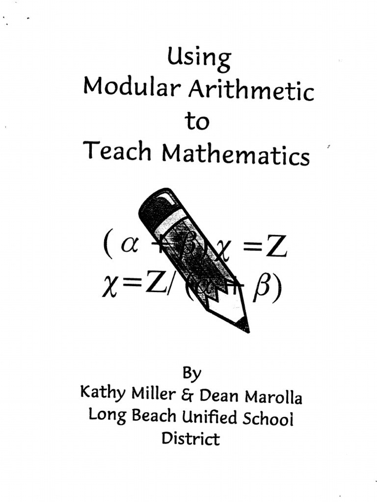 Modulo Art in Math | PDF | Science | Teaching Mathematics