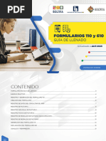 Guía Completa para Llenar Formulario 610 | PDF | Economias
