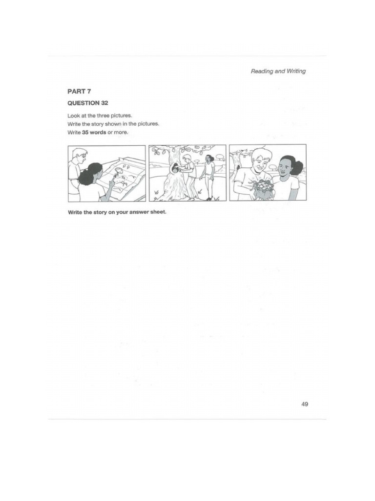 Writing A Story KEY | PDF