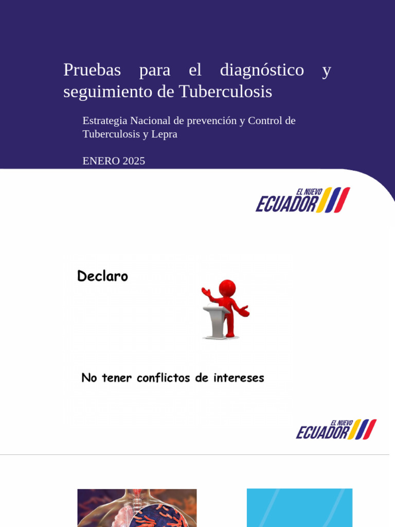 Exposicion TB 2025 Pruebas Diagnosticas | PDF | Tuberculosis ...
