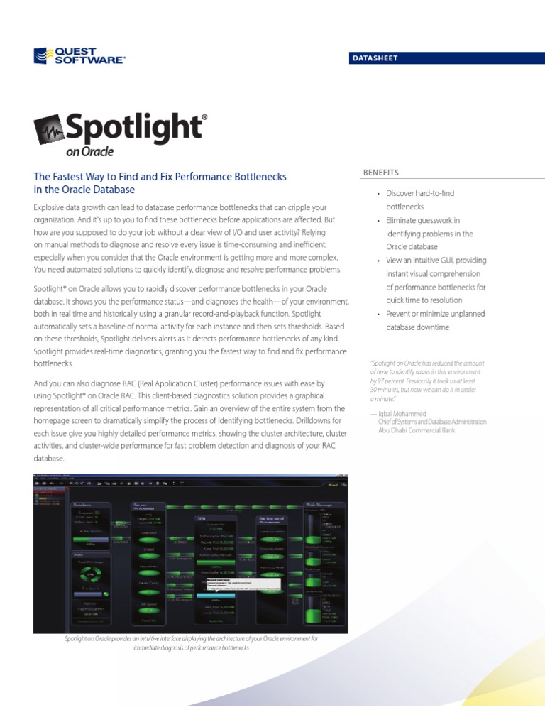 Spotlight On Oracle 12-2010 | PDF | Oracle Database | Databases